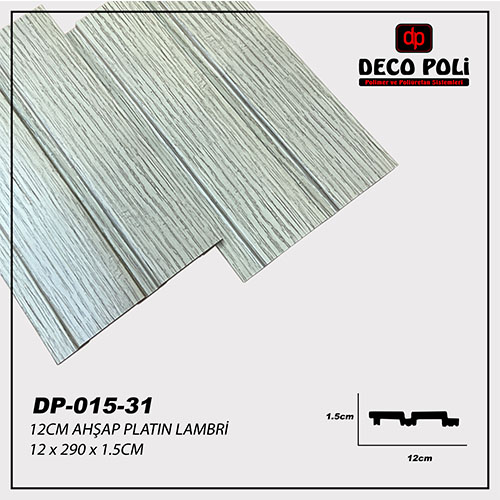 Polimer Ahşap Görünümlü Paneller (Lambri) - Deco Poli